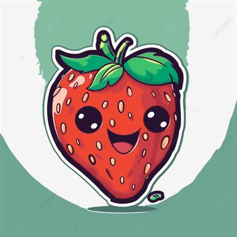 딸기 문자 스티커 벡터 일러스트 레이 션 딸기 스티커  딸기 Png 일러스트 및 벡터 에 대한 무료 다운로드