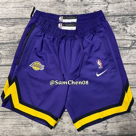 Nike Nba 湖人 球員版 Therma Flex 短褲 籃球褲 球衣 背心 雙面 練習衣 Kobe James 蝦皮購物
