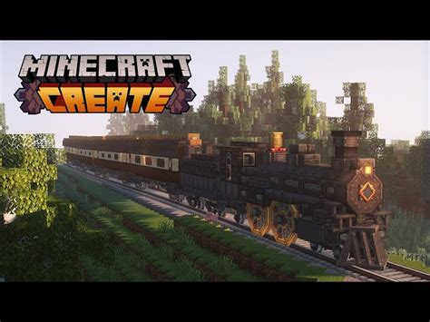 Create Mod Luxury Train Carriage Revisit Tutorial Minecraft Map