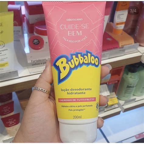 Hidratante Bubbaloo Bubaloo 200ml Boticario Original Shopee