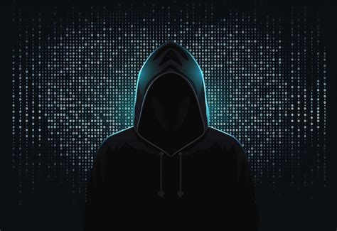Premium Photo Photo Portrait Of Hacker Background With Gloves And Laptop