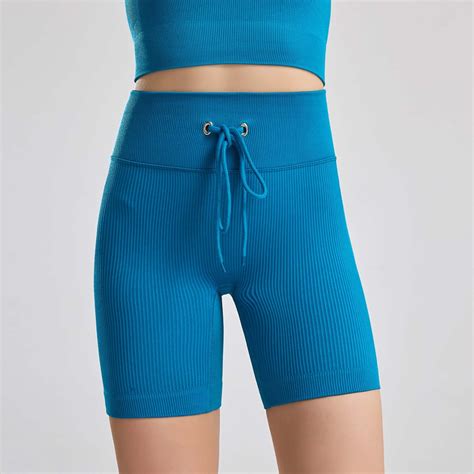 Zpanxa Solid Color High Waist Yoga Shorts Athletic Shorts For Women