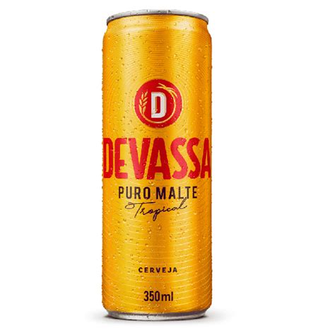 Supermercados São João Ouro Verdesp Cerveja Devassa Tropical Lager Lata 350ml