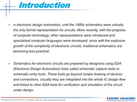 Schematic Entry Tools