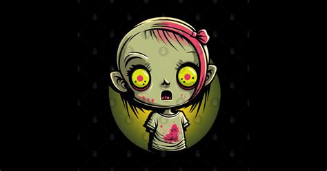 Zombie Girl Zombie Sticker Teepublic
