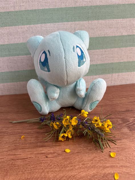 Shiny Mew Plush Handmade Etsy