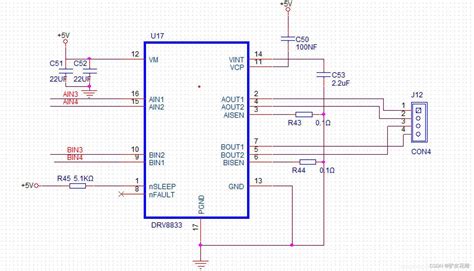【雕爷学编程】arduino动手做（182） Drv8833双路电机驱动模块2drv8833原理图 Csdn博客