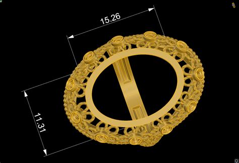 Onsa Ring 032 3d Print Model By Jewelry