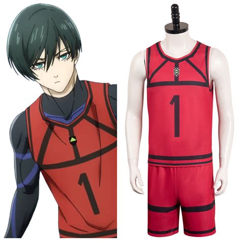 Blue Lock Itoshi Rin Cosplay Costume Outfits Halloween Carnival Party