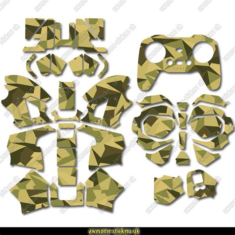 Dji Fpv Skin 006 Green Disruption Camouflage