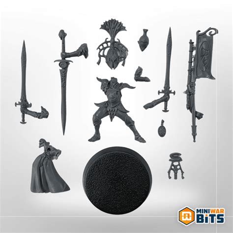 Vanari Bladelord Seneschal Female Single Figure Miniwar Bits