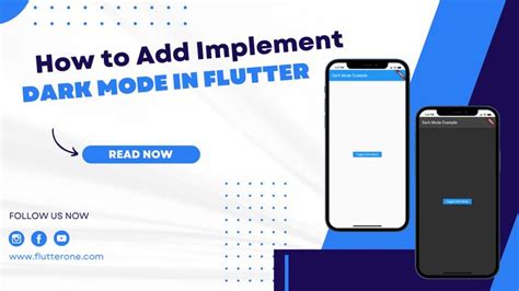 How To Implement Dark Mode In Flutter