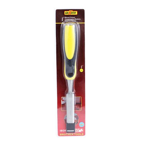 Chisel Wood 19mm Sakata Yellow Black Fowkes Bros