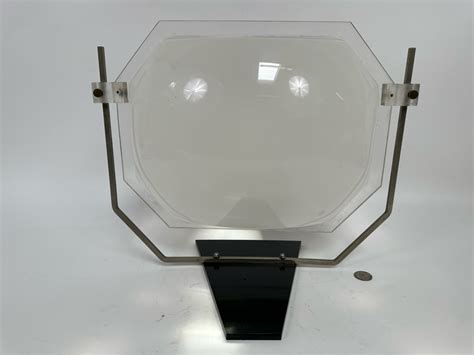Vintage Mid Century Acrylic Television Screen Magnifier Stand 15w X 9d X 13h