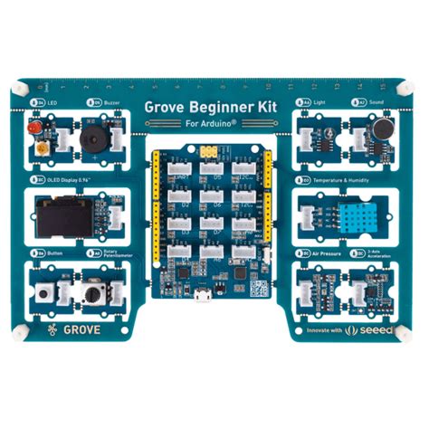 Kit Grove 10 Sensores E 12 Projectos Para Arduino Seeed