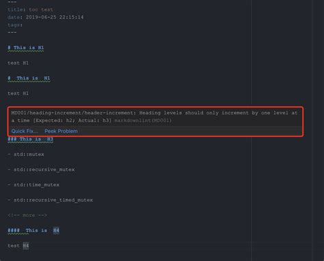 toc 分级有误 Issue 94 ikeq hexo theme inside GitHub