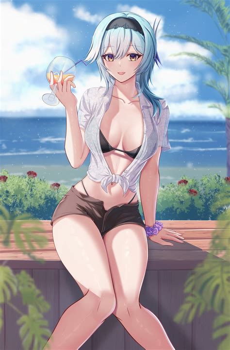 Eula Genshin Impact Drawn By Dealesis Danbooru