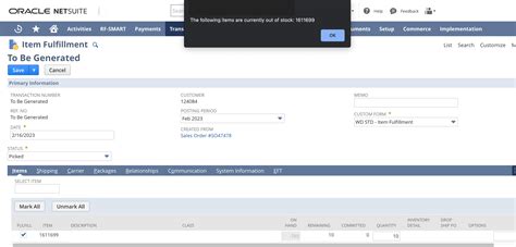 Manage Negative Inventory In Netsuite