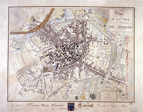Plan De Bourges Info Voyage Carte Plan