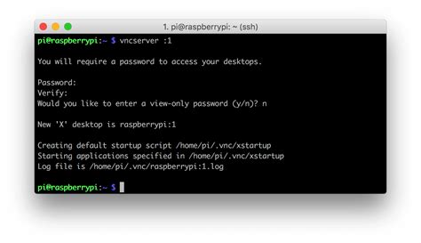 scherm van raspberry pi overnemen met vnc viewer
