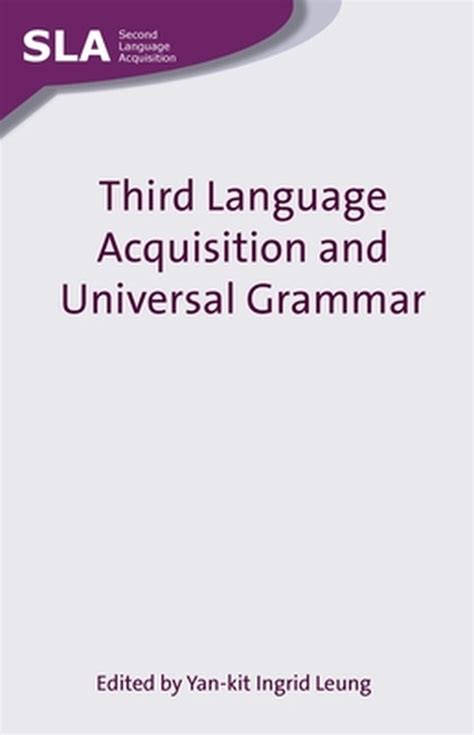 Second Language Acquisition 37 Third Language Acquisition And
