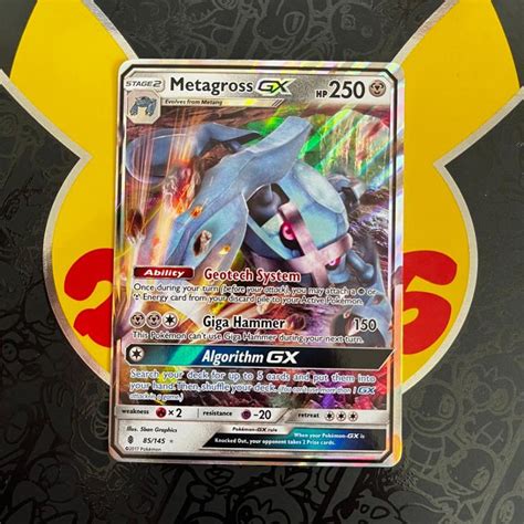 Pokémon Karta Metagross Gx Z Edice Guardians Rising Aukro