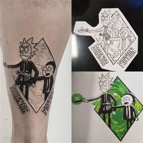 Tatuagem De Rick E Morty Ideias De Tatuagens Tatuagem De Animais