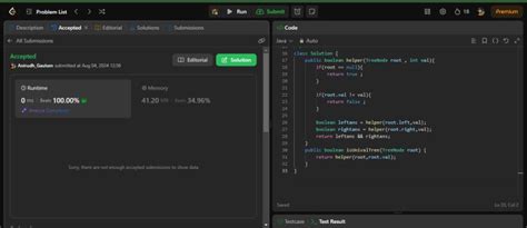 Dsawithedslash Univalued Binary Tree Anirudh Gautam Posted On The Topic Linkedin