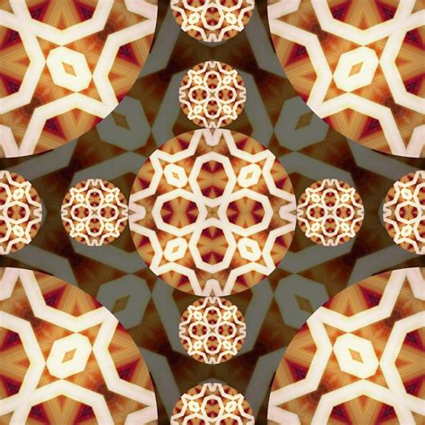 Premium Photo Seamless Abstract Symmetrical Pattern