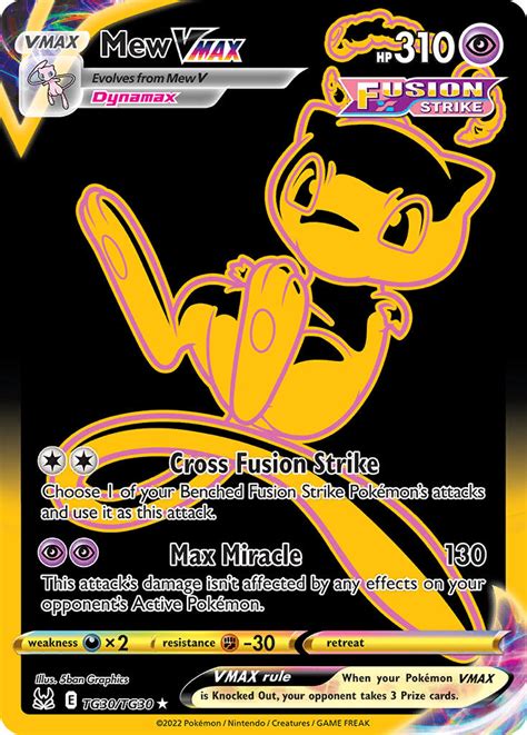 Mew Vmax · Lost Origin Lor Tg30 ‹ Pkmncards
