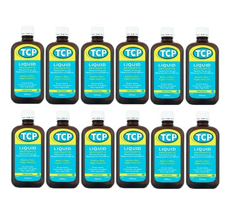 TCP Original Antiseptic Liquid 200ml X 12 TCP Health Pharmacy Medicines 2U