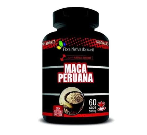 Maca Peruana mg Cápsulas Flora Nativa do Brasil Empório Aruna