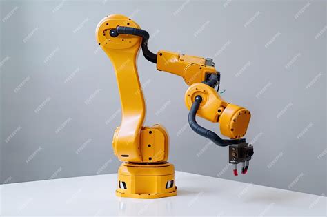 Premium Ai Image Robotic Arm With Safety Lock System Preventing Accidents And Injuries