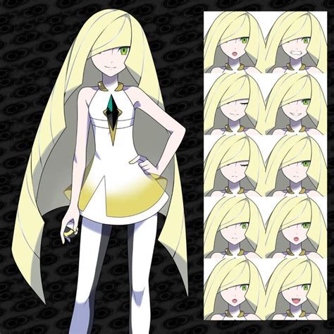 Lusamine S Expressions Pok Mon Sun And Moon Pokemon Sun Pokemon Characters Pokemon Waifu