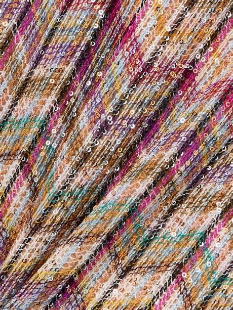 MISSONI Sequin Embellished Striped Crochet Knit Mini Dress NET A PORTER