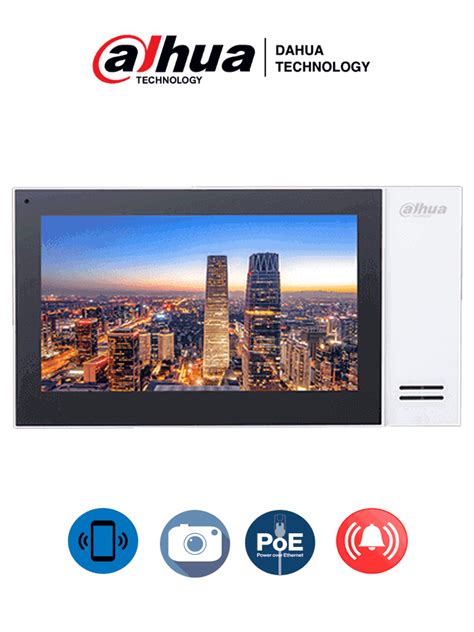 Monitor Ip Touch De Pulgadas Poe Standar Dhi Vth Fw P Videoporteros Ip