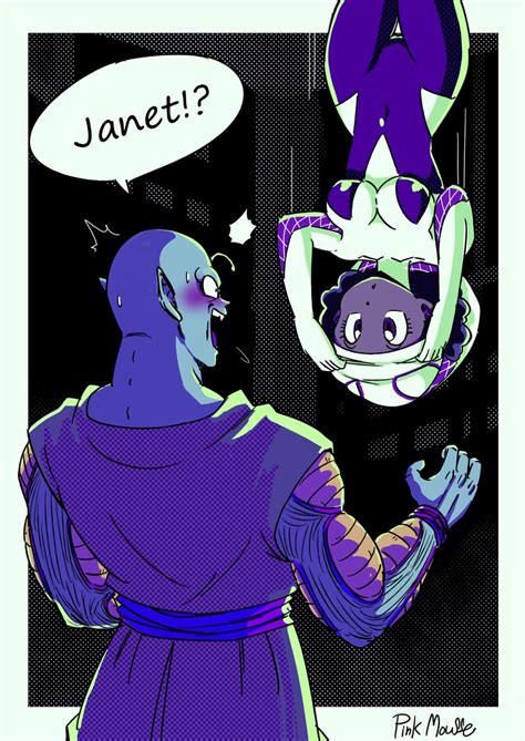 Spider Gwen Piccolo And Janet Dragon Ball And 4 More Drawn By Pink