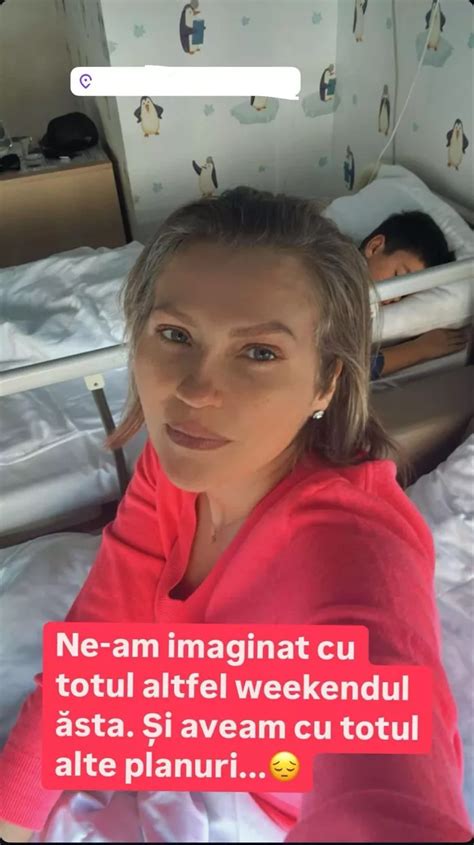 Mirela Vaida A Ajuns La Spital Fiul Ei A Fost Internat Prezentatoarea