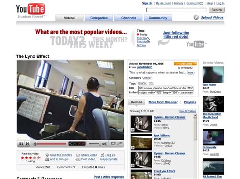 20 Years Of Youtube Website Design History 39 Images Version Museum