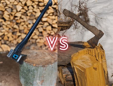Splitting Axe Vs Chopping Axe For Camping Handyman Dream