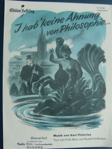 Notenblatt I Hab Keine Ahnung Von Philosophie Kaufen Auf Ricardo