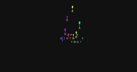 Happy Birthday Balloons Logical Python