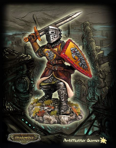 High Elf Warrior With Spear Dark Sword Miniatures