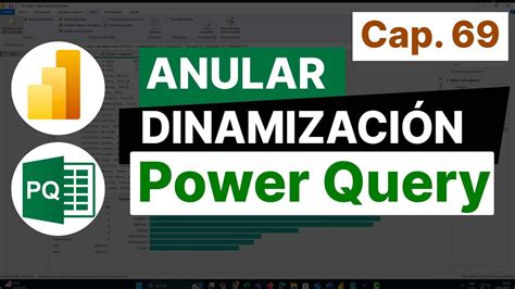 Anular la Dinamización de Columnas en Power Query