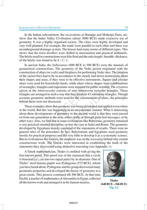 Introduction To Euclids Geometry Ncert Book Of Class 9 Mathematics