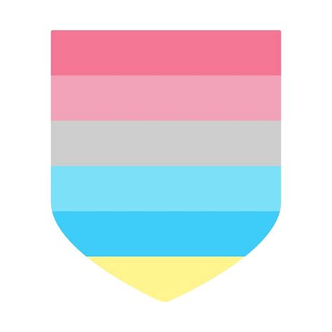Premium Vector Genderflux Pride Flag In Shape Lgbtq Flag In Shape