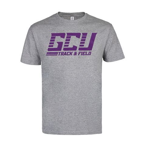 Jerzees Gray Gcu Track And Field Tee