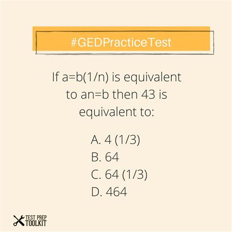 Math Practice Test Comment Your Answer Below We Have GED Resources