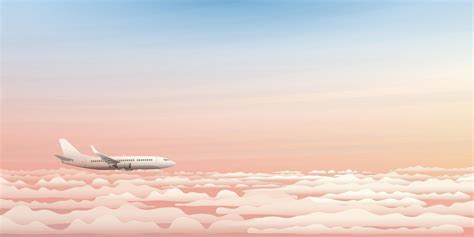 Air Travel Airplane Background Free And Customizable Airplane