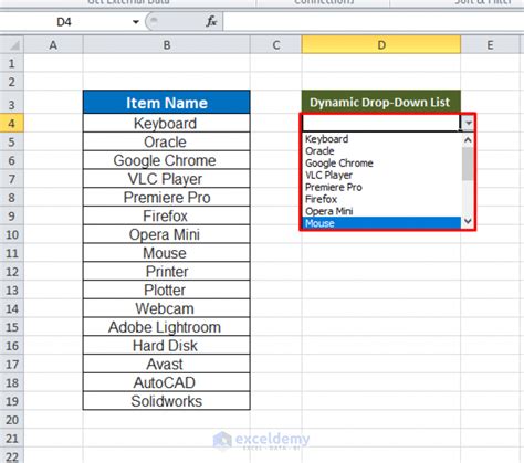 How To Link A Cell Value With A Drop Down List In Excel 5 Ways ExcelDemy